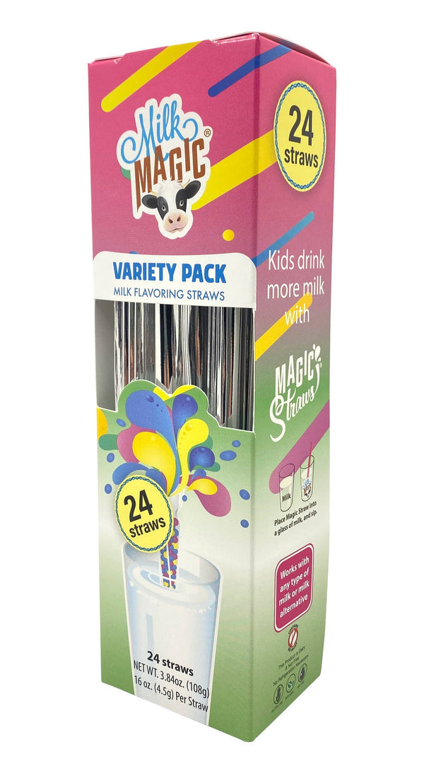 Milk Magic Variety 24ct Value Pack Milk Flavoring Straws – Strut